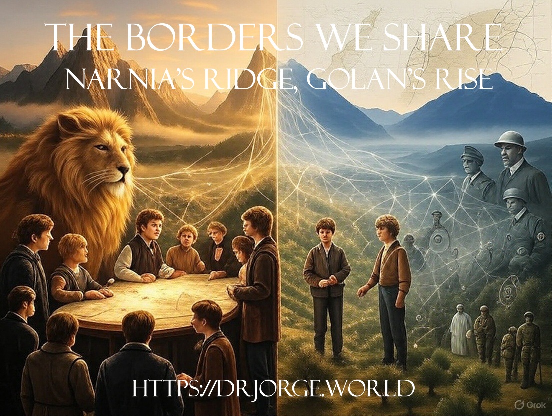 The Borders We Share: Narnia’s Ridge, Golan’s Rise (Post 27) – Dr Jorge ...